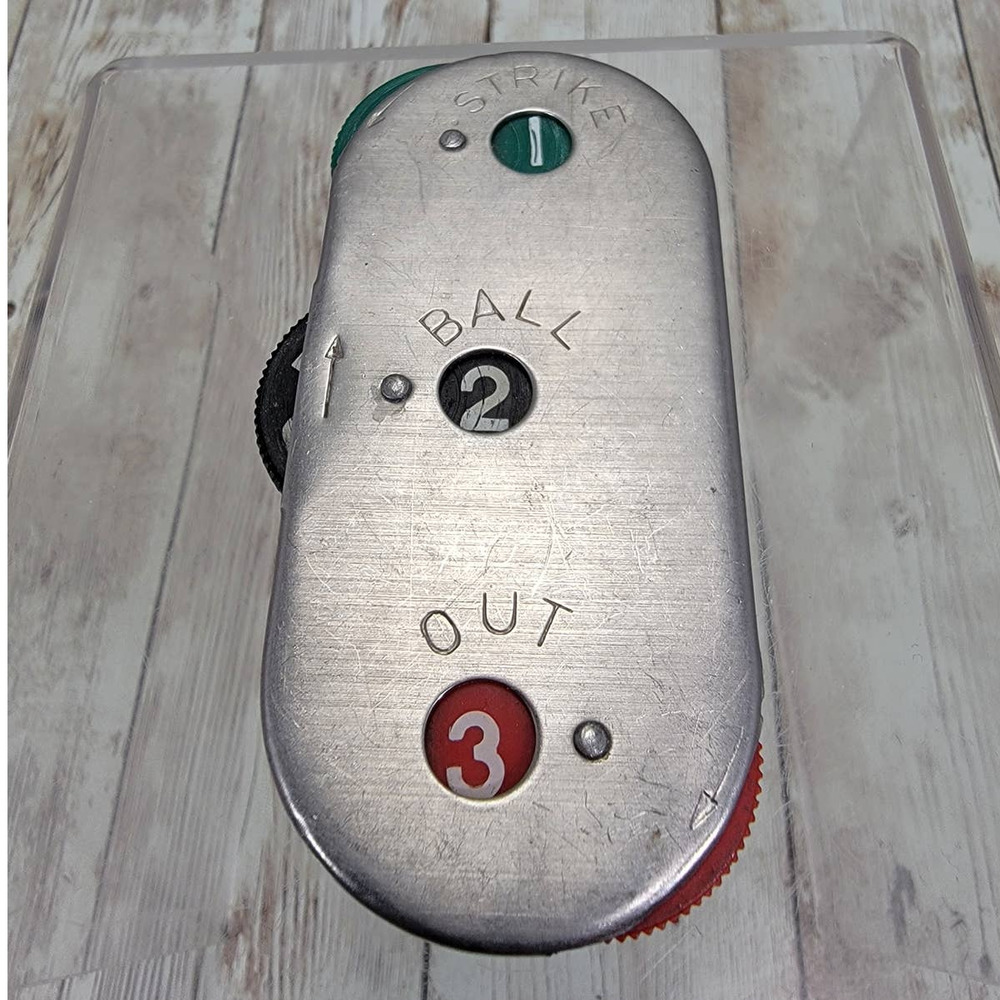 Vintage Baseball Umpire Counter Clicker Ball Strike O… - Gem